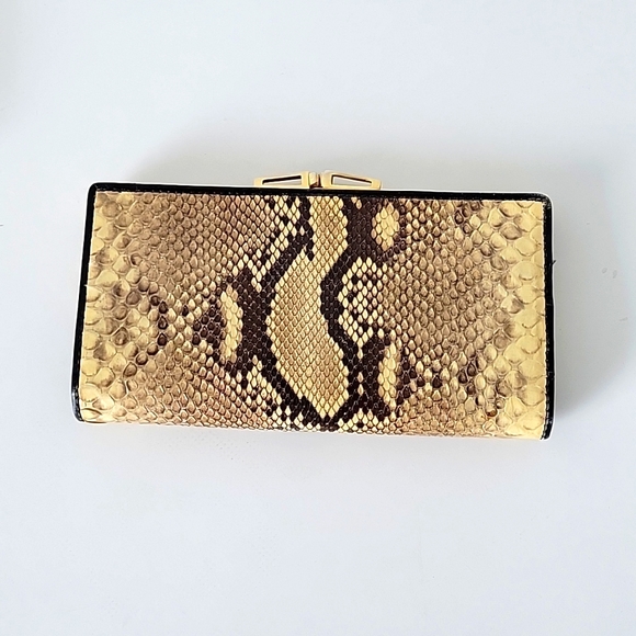 Bags | Vintage Snake Skin Wallet | Poshmark